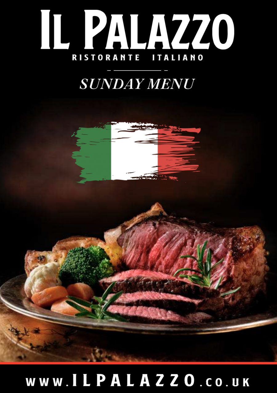 SUNDAY LUNCH MENU | IL PALAZZO